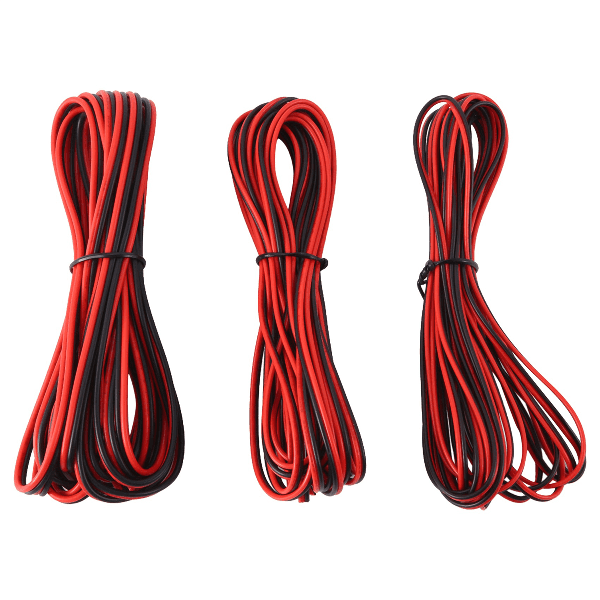 3PCS 2 Pin 12V 5M Electrical Wire 22/20/18AWG LED Strip Extension Cable ...