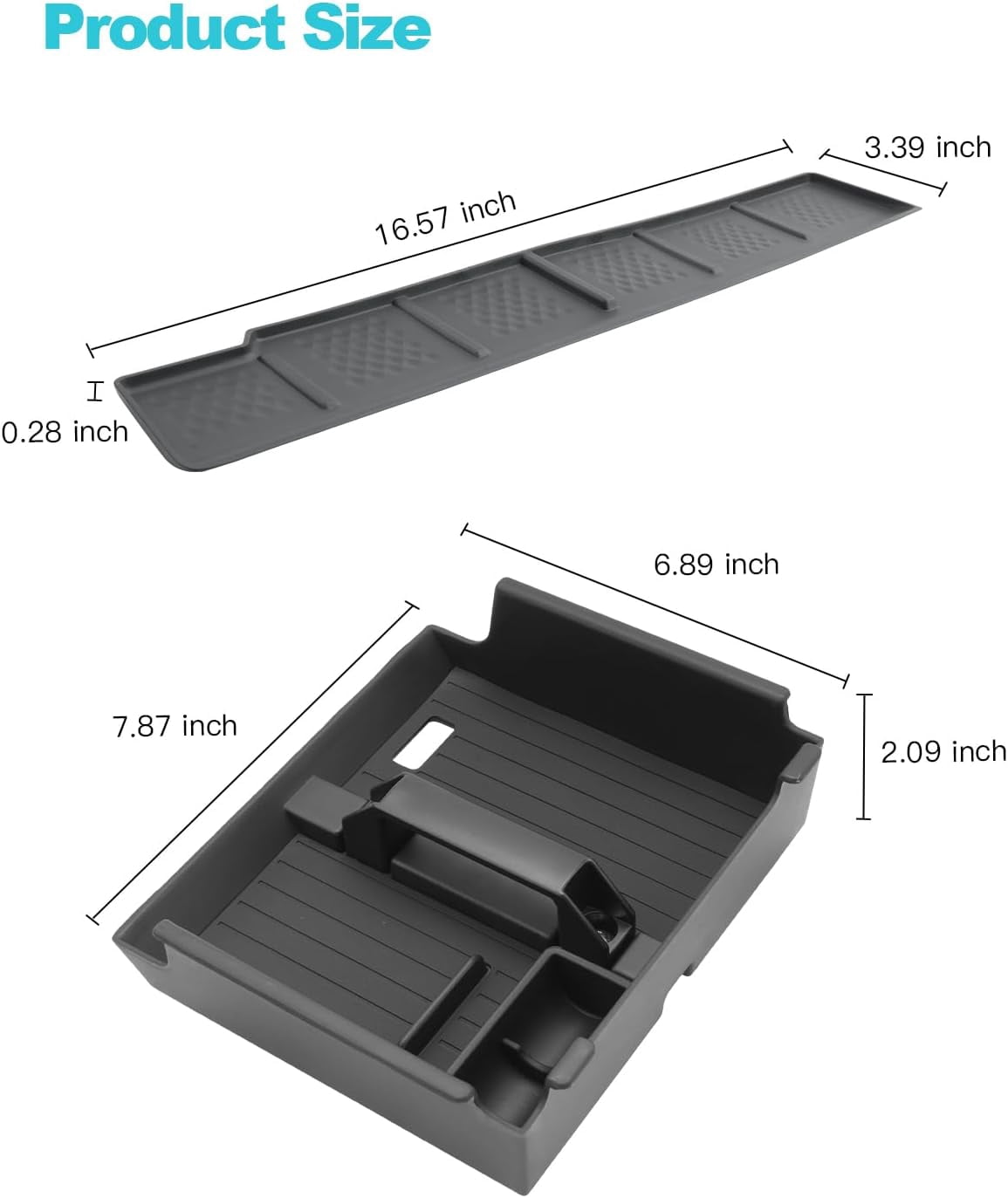 3PCS for 2025 2026 Toyota 4Runner Center Console Organizer Front Row ...