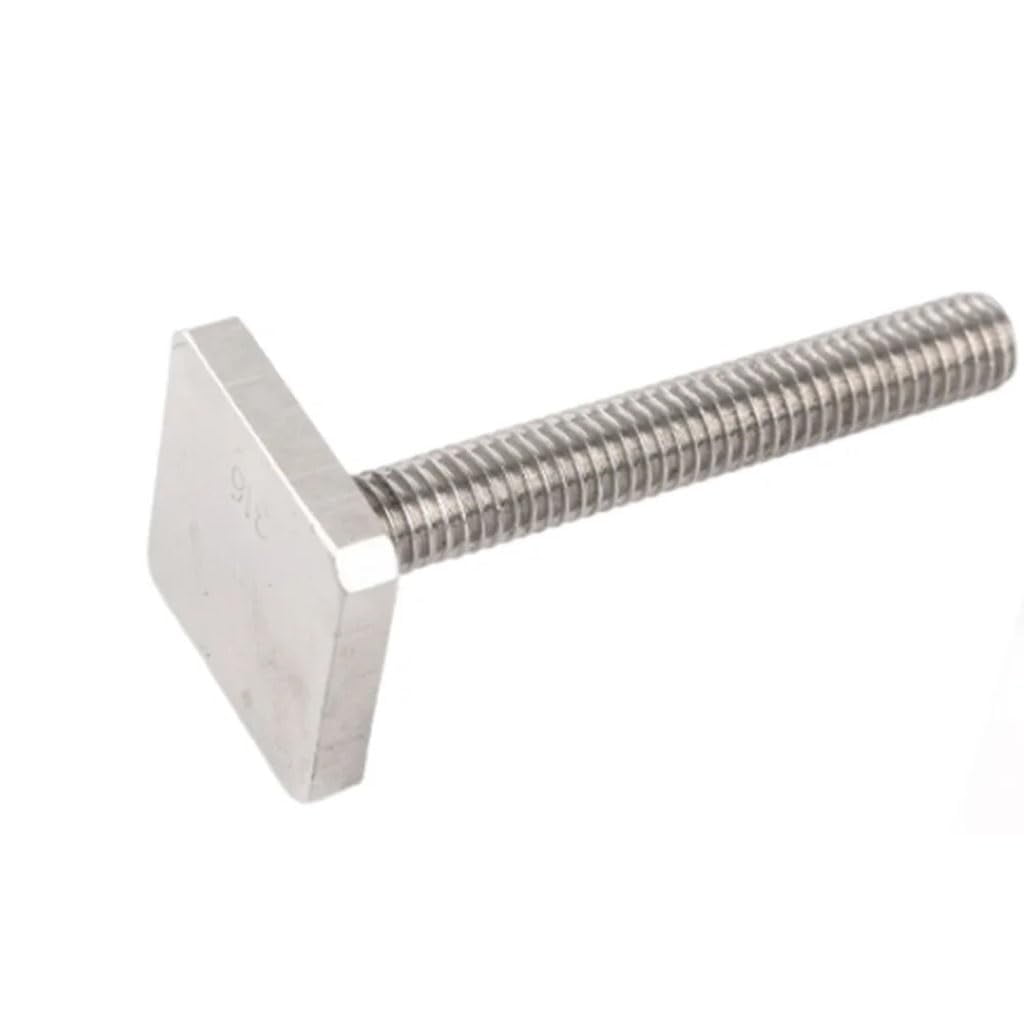 3PCS 20X20mm*M6*35mm Universal Roof Rack T Shaped Bolt，T-Shaped Screw ...