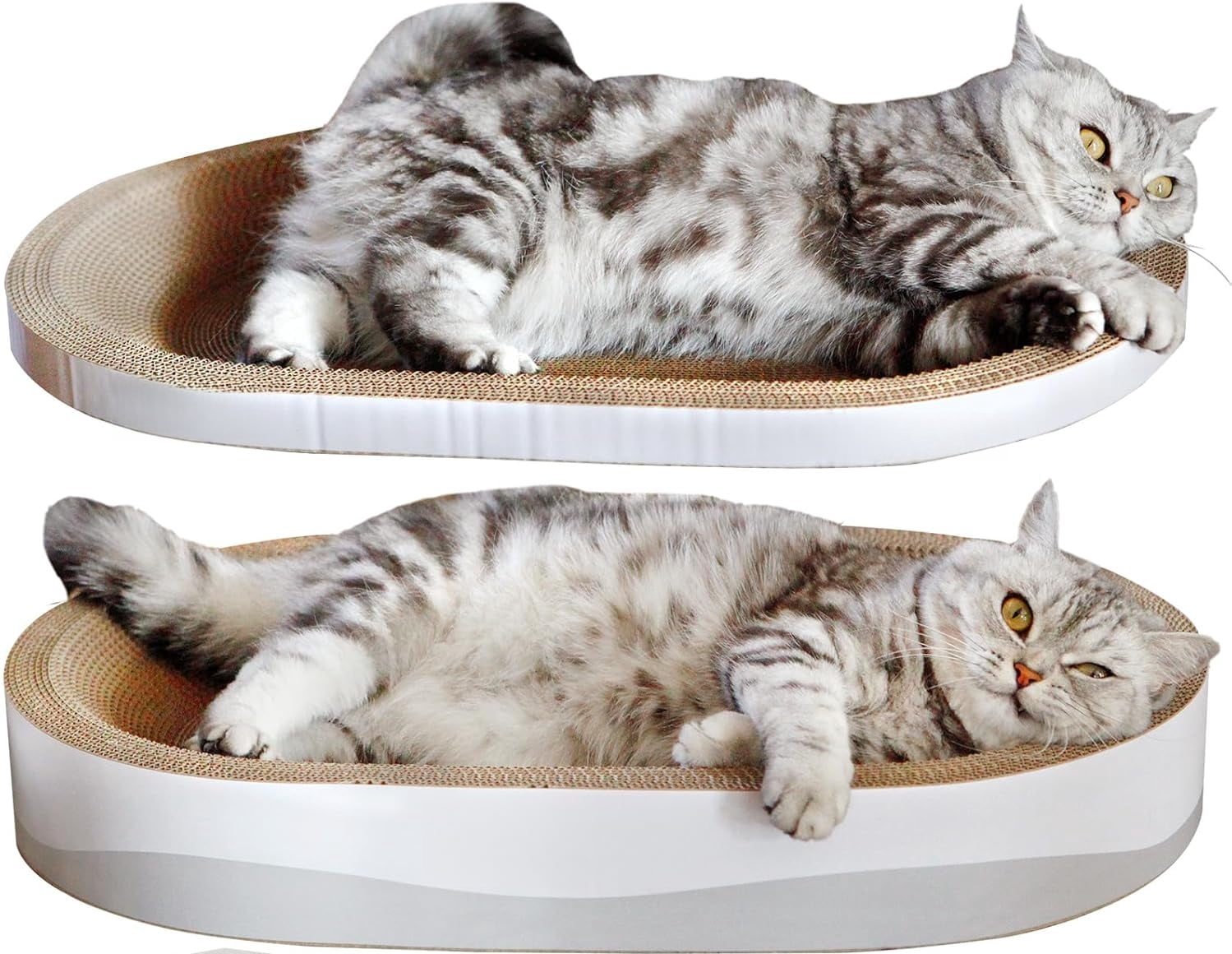 3PCS 23.6 Inch Extra Large Cat Scratcher Bed,Big Cats Box with ...
