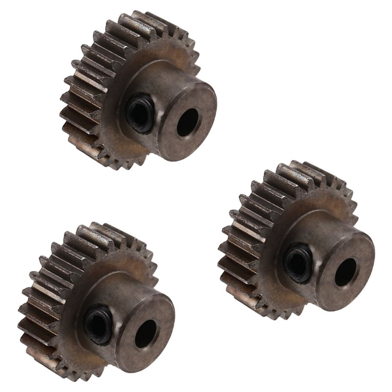 3PCS 3.175mm Shaft Steel Pinion Motor Gear 32DP 48DP 64DP M0.6 for 1/10 ...
