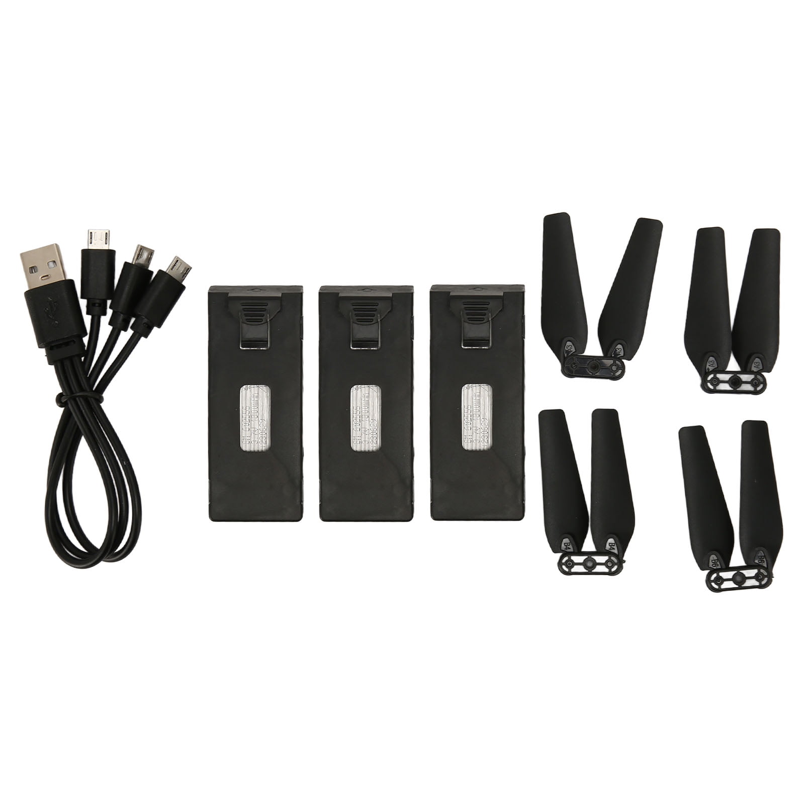 3PCS 3.7V 1800mAh Drone Battery Plug and Play RC UAV Battery with ...