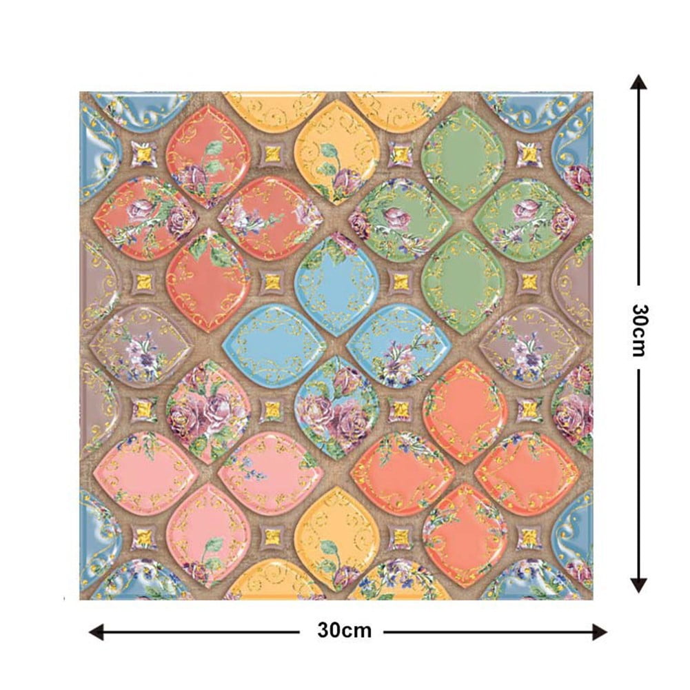 3PCS 3D Stereo Wall Stickers Creative Heatproof Waterproof Paper ...