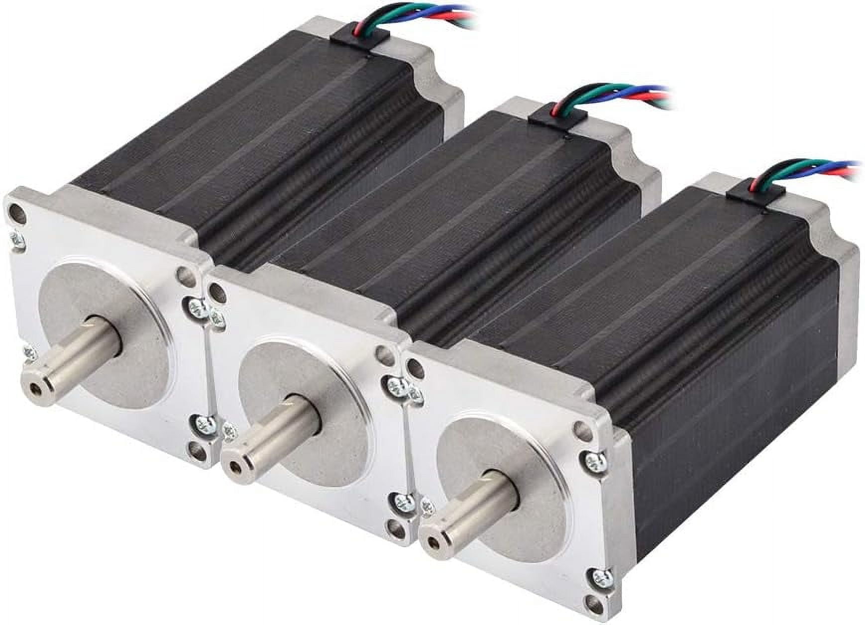 3PCS 3Nm Nema 23 Stepper Motor 4.2A 4-wires 10mm Shaft DIY CNC Mill Lathe Router - Walmart.com
