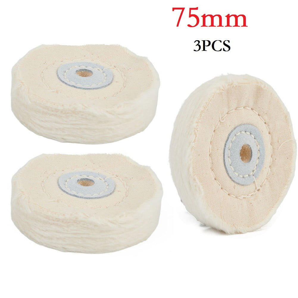 3PCS 3inch Cloth Buffing Polishing Wheel Buffer Jewelry Grinder Pad ...
