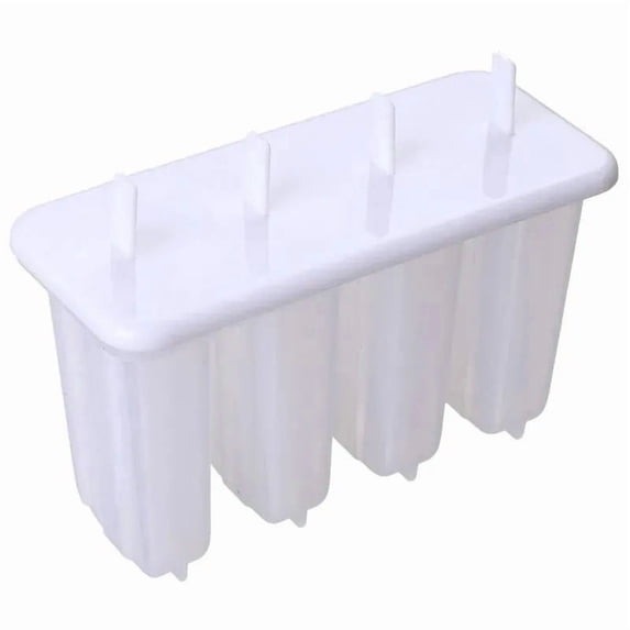 3PCS 4-Cavity Popsicle Mold Set with Reusable Sticks for Homemade Ice ...