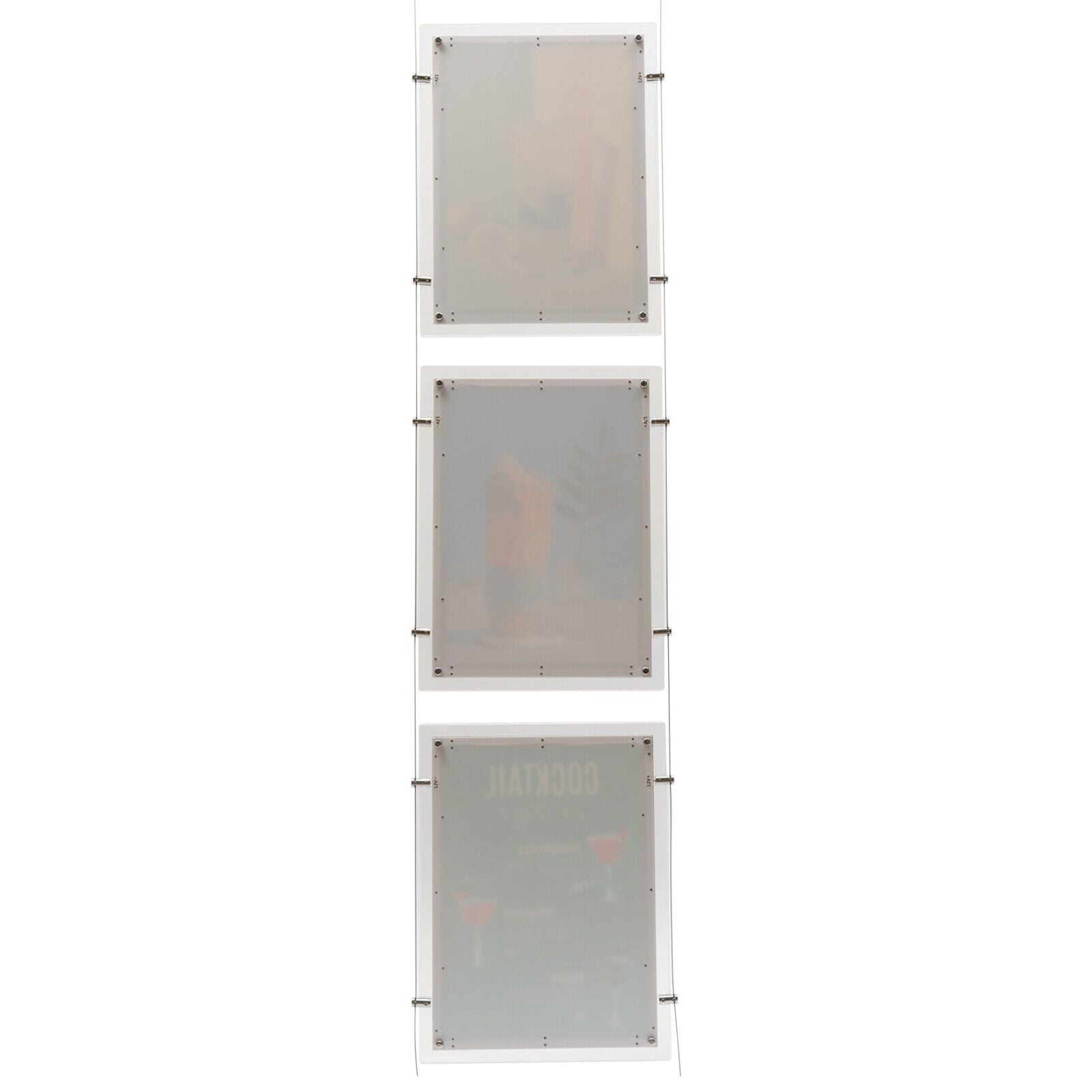3PCS A3 Real Estate Window Hanging Led Backlit Picture Frame Display Sign Holder - Walmart.com