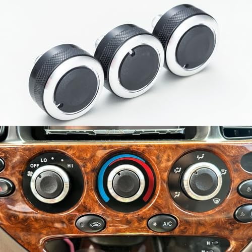 3PCS AC Climate Control Switch Knobs Compatible with 2000-2006 Toyota Tundra Accessories, Air ...