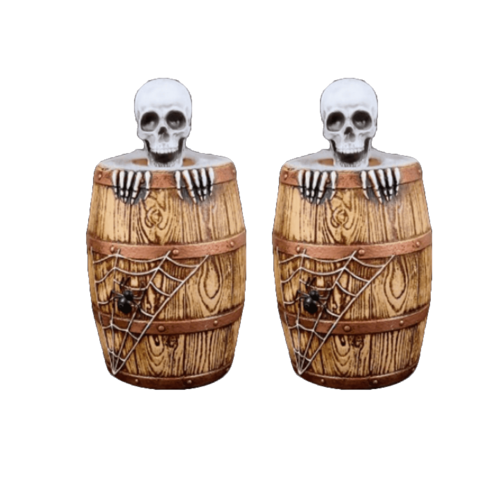 3PCS Animated Skeleton in Barrel Halloween Prop - Talking & Motion ...