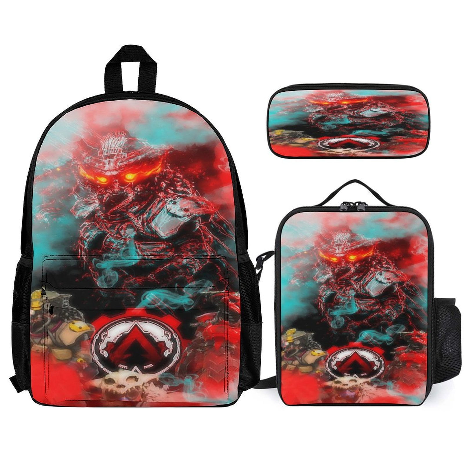 3PCS Apex Legends Backpac Set Backpac with Lunch Box Pencil Case ...