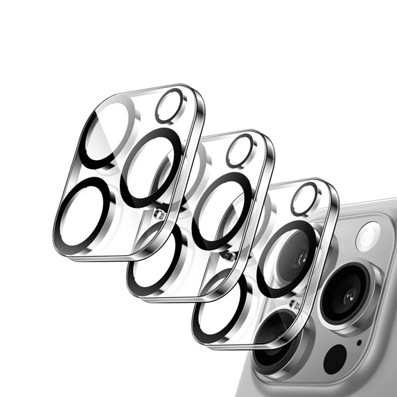 3PCS BLUUMTEK for Camera Lens Protector for iPhone 16 Pro Clear ...