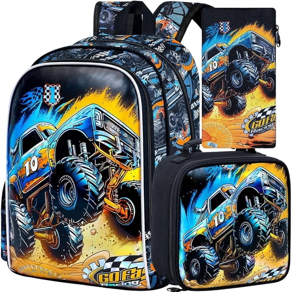 3PCS Backpack Set for Girls and Boys – 16" Kids Rainbow Unicorn Mermaid ...