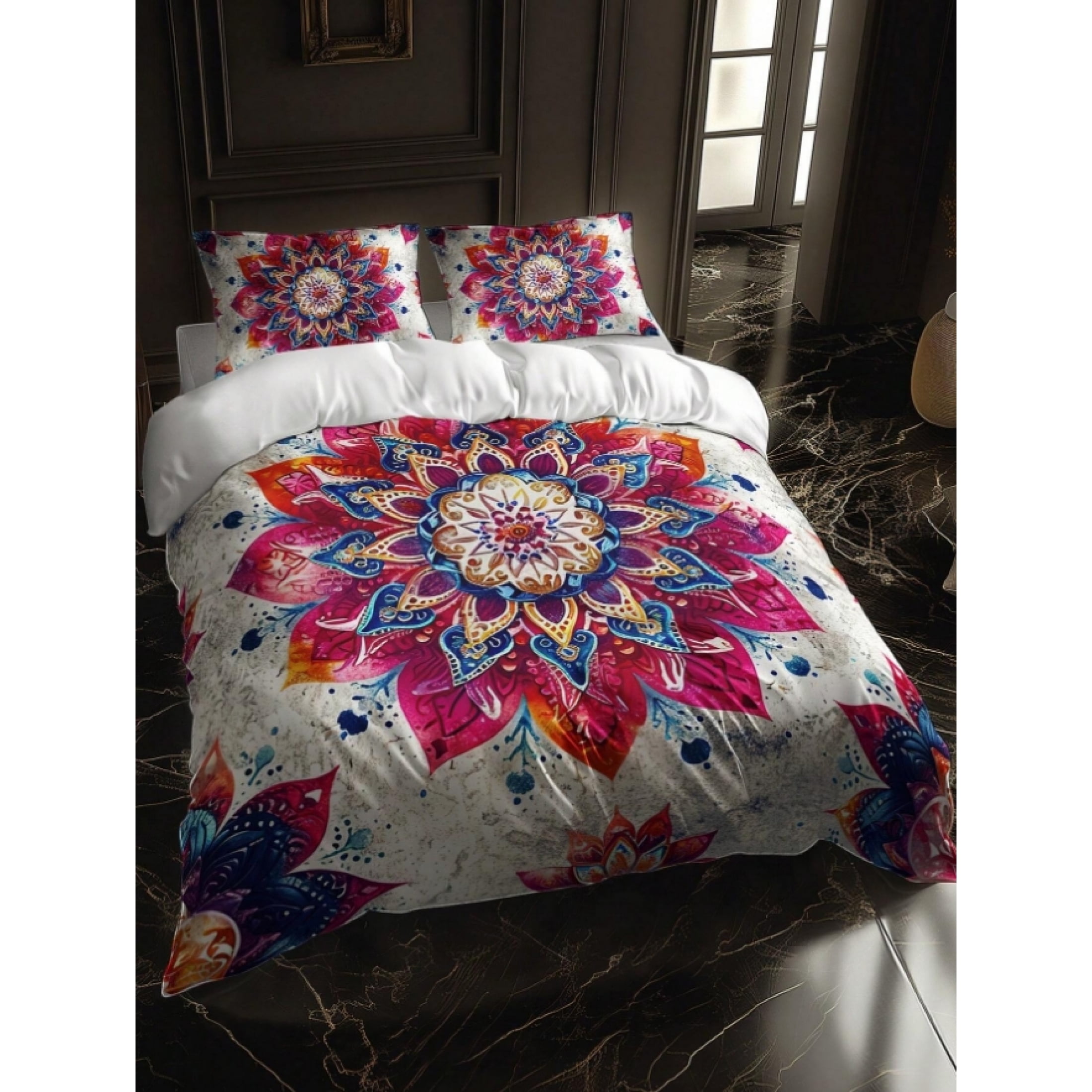 3PCS Bedding Set(1 Duvet Cover + 2 Pillowcases, Without Filler), Home ...