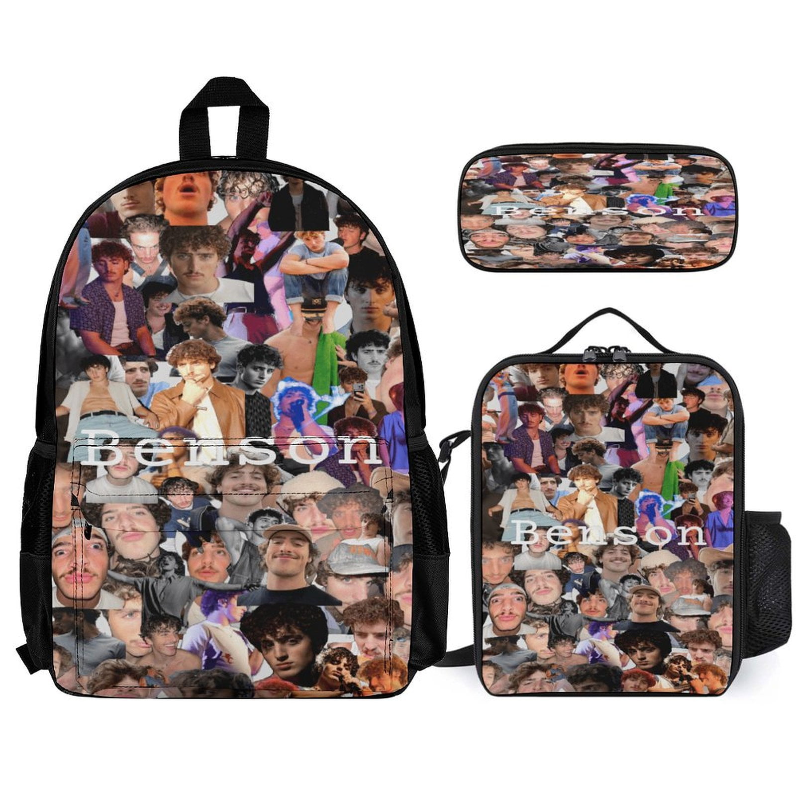3PCS Benson Boone Backpack Set Backpack with Large Pocket Bookbag with ...