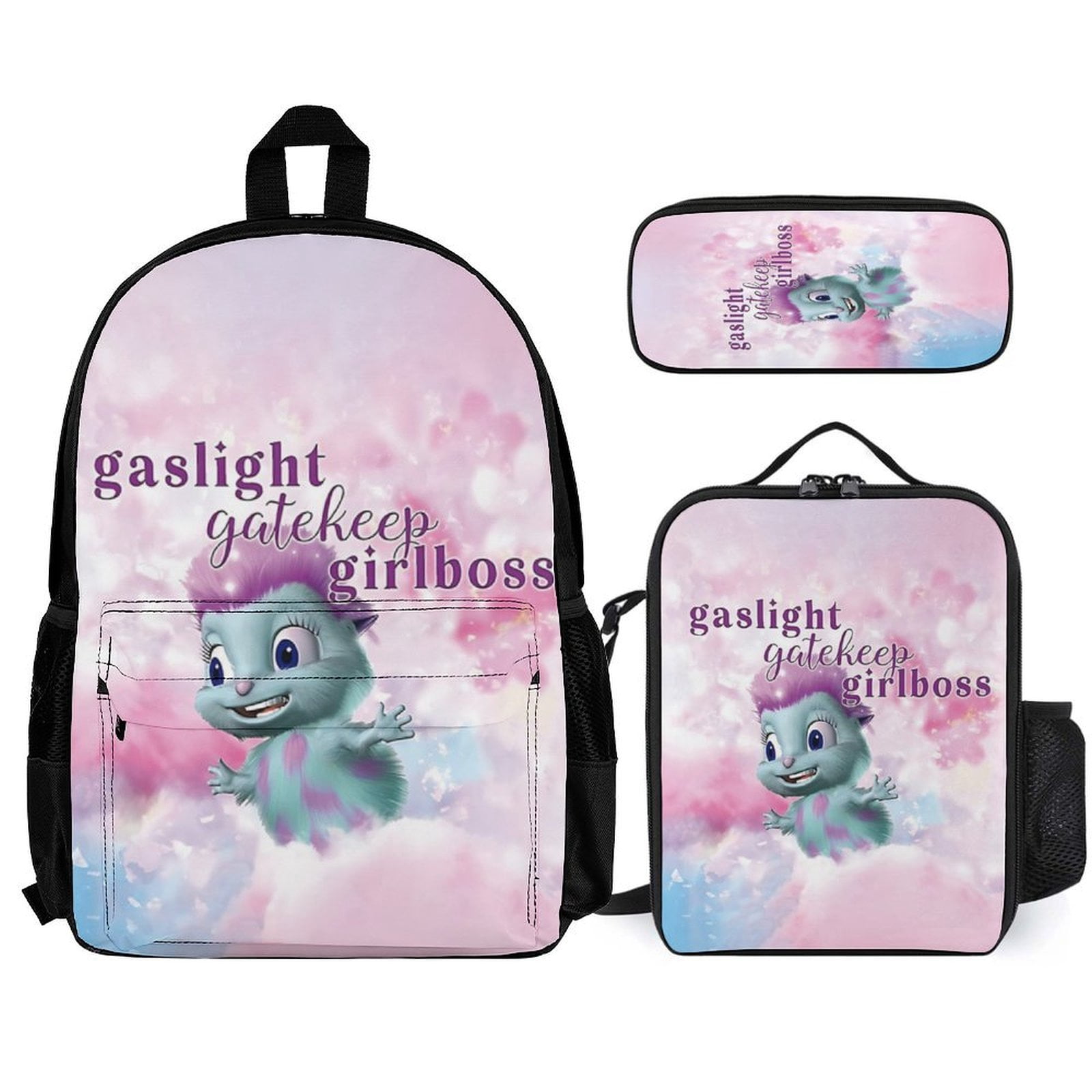 3PCS Bibb-,le0 Backpack Set With Front Pocket Large Capacity Bookpacks ...