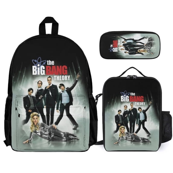 3PCS Big Small B-ang The-0r Backpack Set With Front Pocket Large ...