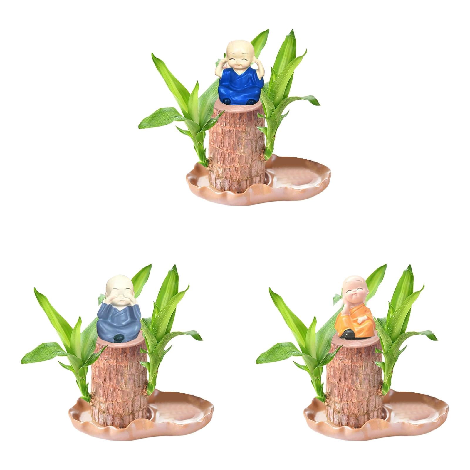 3PCS Brazilian Wood Set, 2025 New Brazilian Wood with Monk Statue ...
