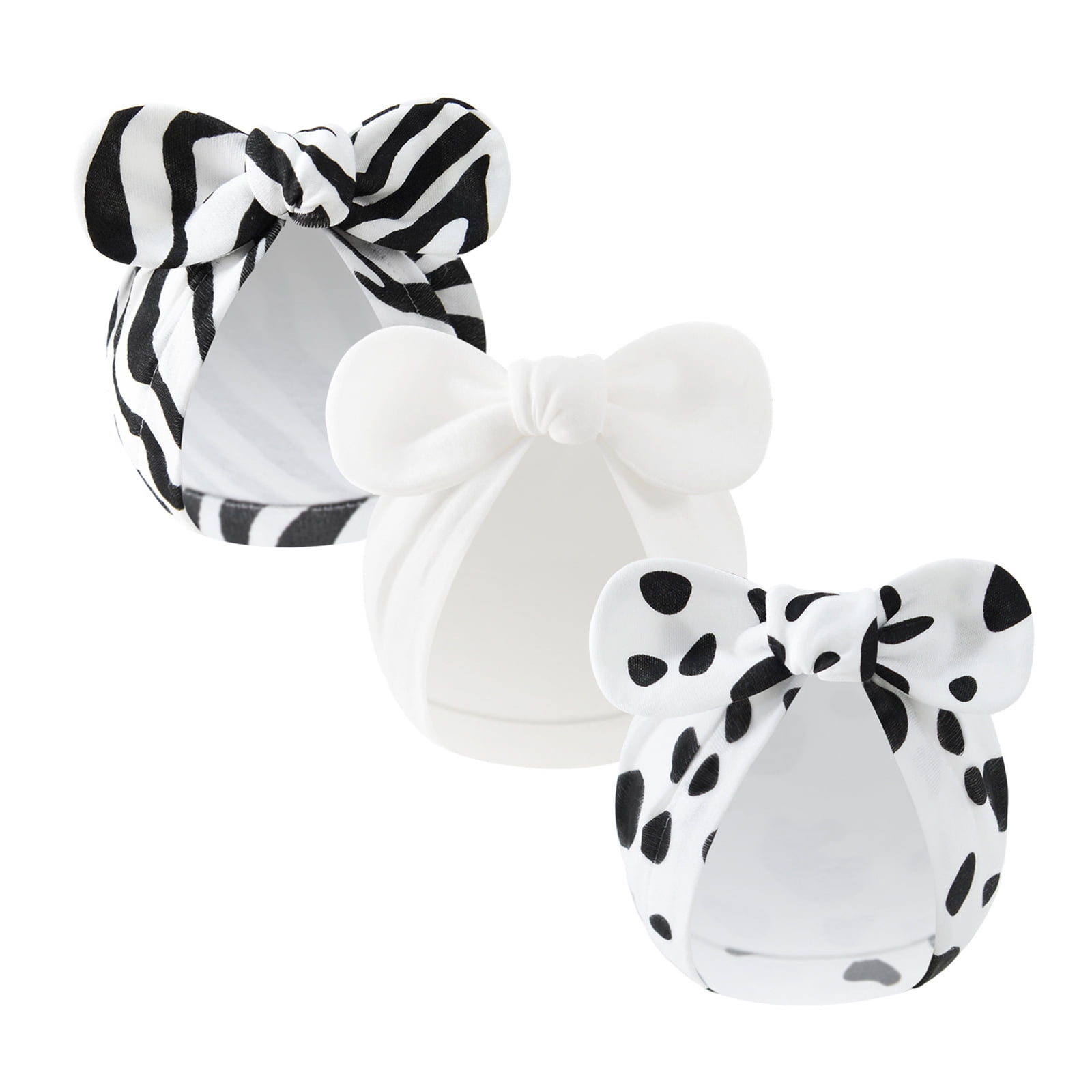 3PCS Breathable Baby Bonnet Cotton Soft and Comfortable Hospital Hat ...