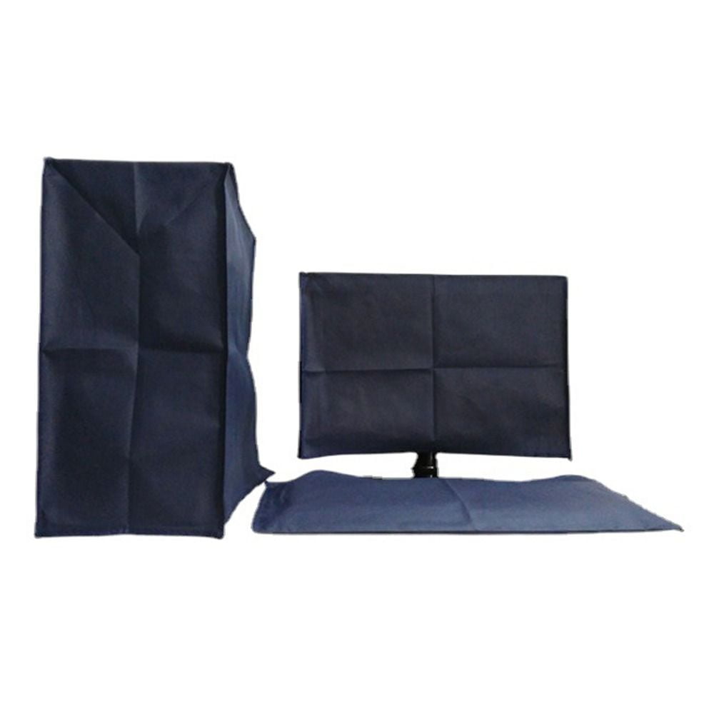 3PCS Breathable Moisture-proof Blue Desktop Computer Dust Cover 19 To ...