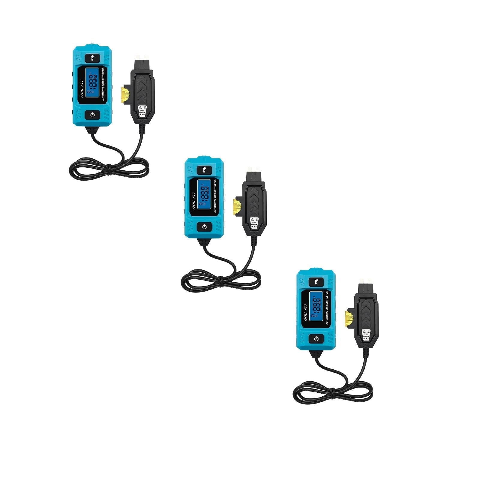 3PCS CNBJ-611 Automotive Fuse Current Tester Car Leakage Analyzer Fault ...