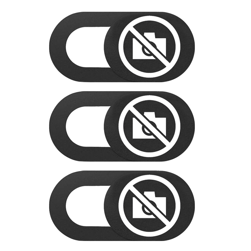 3PCS Camera Cover Slide Blocker No Photo Pattern Slim Webcam Cover ...