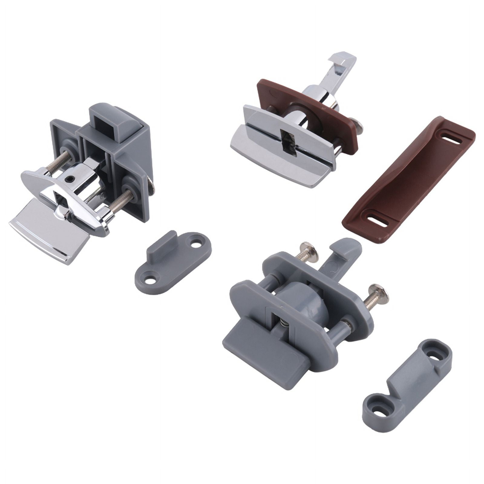 3PCS Car Push Lock RV Caravan Boat Motor Home Cabinet Drawer Latch ...