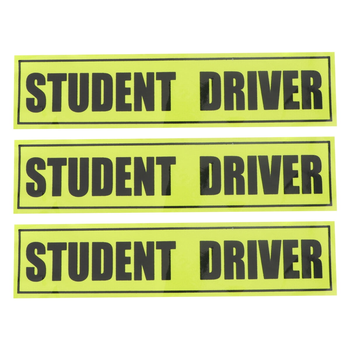 FRCOLOR 3PCS Eye-Catching Student Driver Car Stickers Made of Durable ...