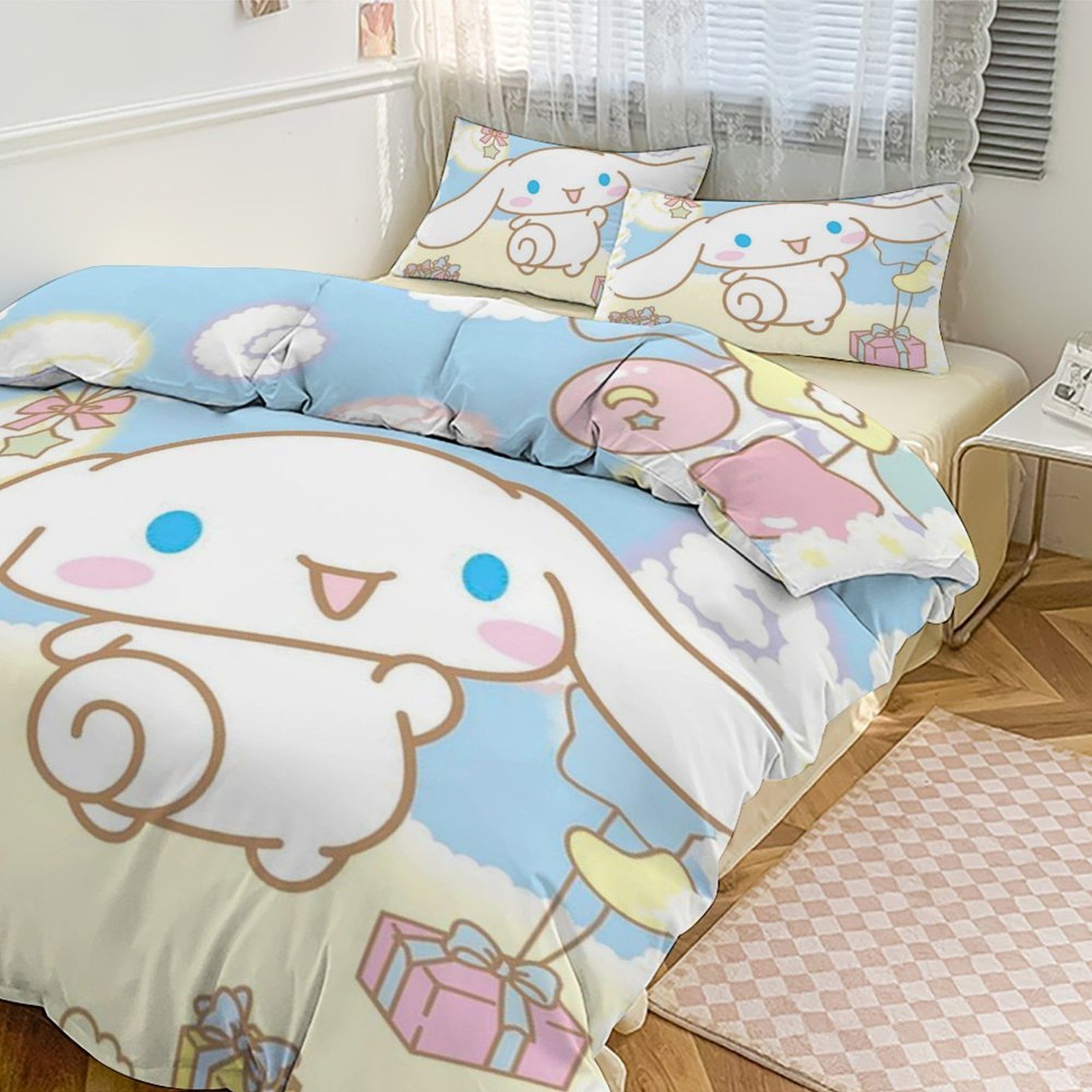 3PCS Cinnamoroll Bedding Set Comforter Duvet Cover Set Quilt Cover for ...