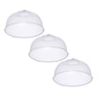 3PCS Clear Plastic Microwave Plate Cover, Food Splatter Guard Lid with ...