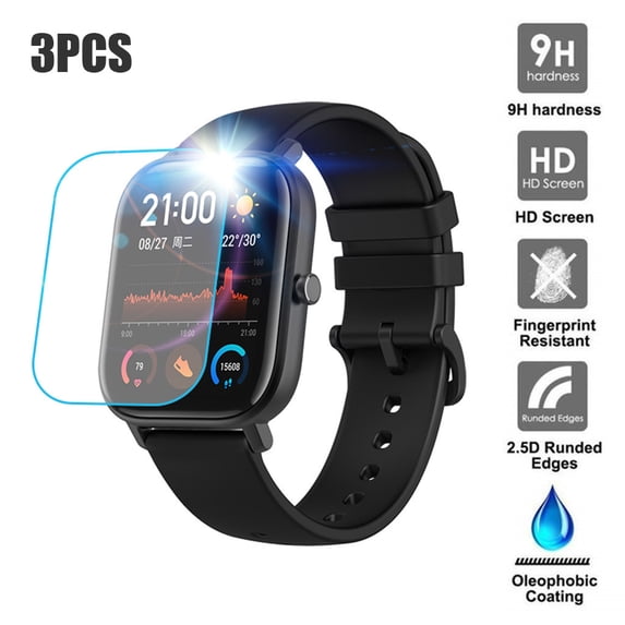 3PCS Clear Tempered Watch Film Compatible Smart Wristband Accessories ...