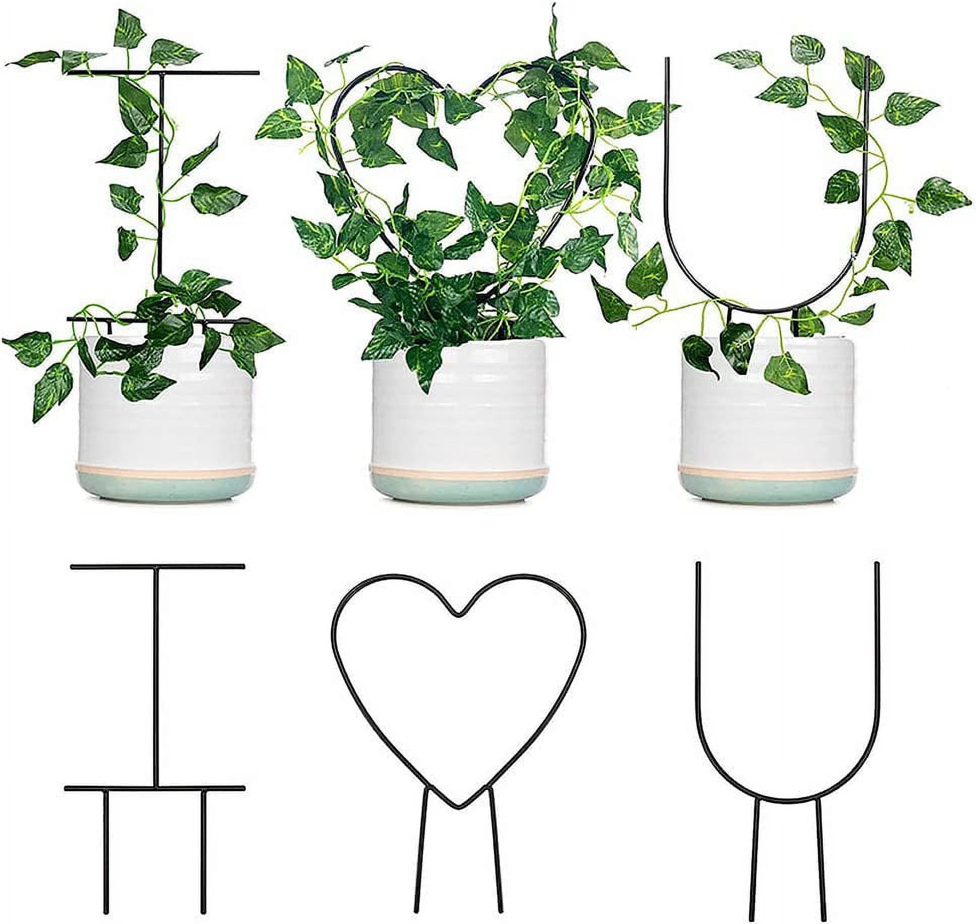 3PCS Climbing Plants Trellis I Love You Shape Trellis Flower Supports ...