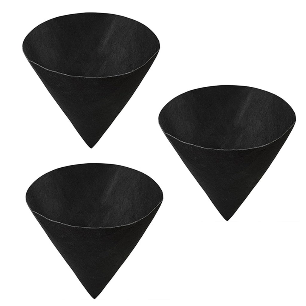 3PCS Cone Shaped Planter Basket Liners Fabric Hanging Plant Liners ...