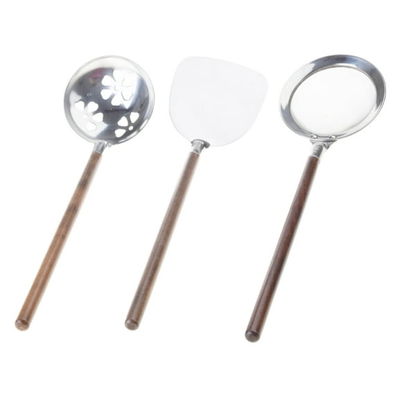 3PCS Cooking Set Kitchen Utensils Easy to Clean Soup Spoons Dishwasher ...