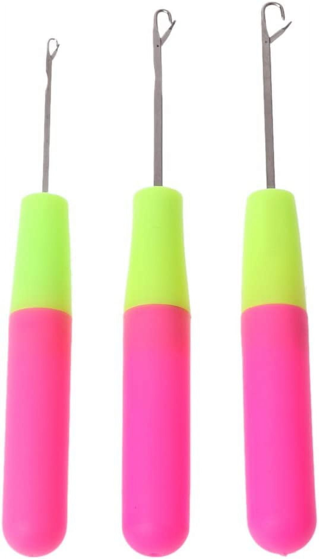 3PCS Crochet Hooks Set,Crochet Hook Latch Lock Needle Tool Rug Making ...