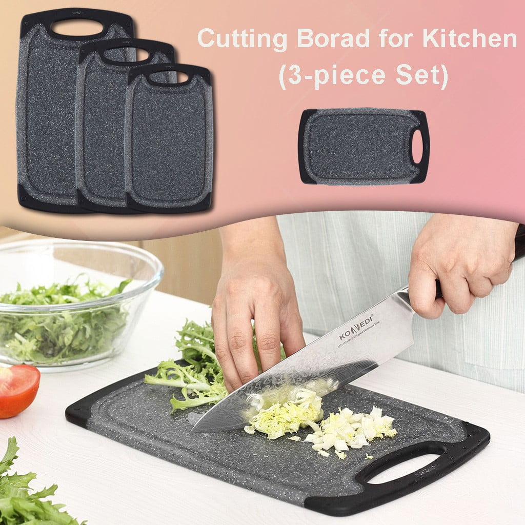 3PCS Cutting Board Set) Board PP Hanging Set Kitchen Non-slip(3-piece ...