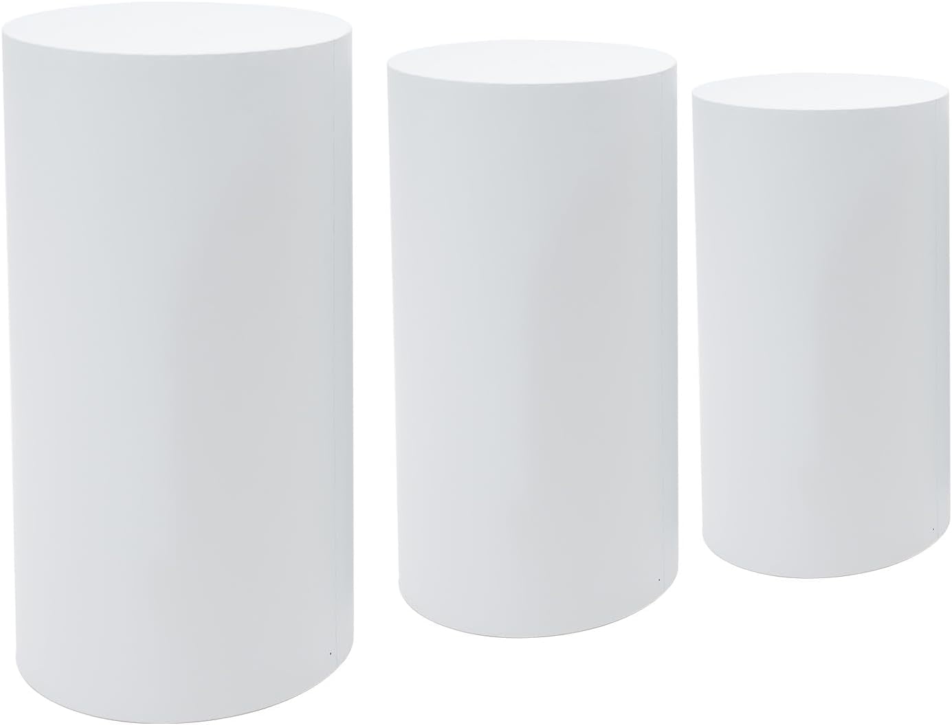 3PCS Cylinder Pedestal Display Stand, Cylindrical Display Rack with ...