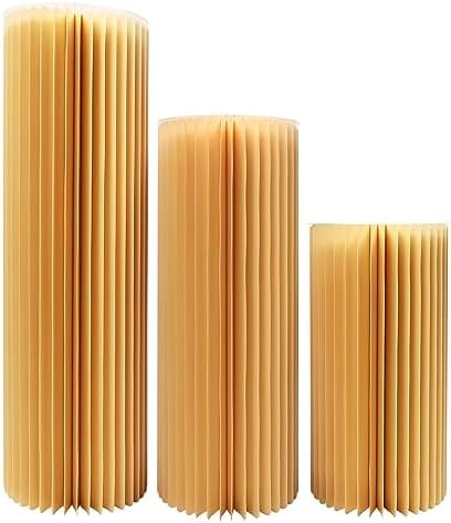3PCS Cylinder Pedestal Stands, Round Cylinder Stands,Centerpieces ...