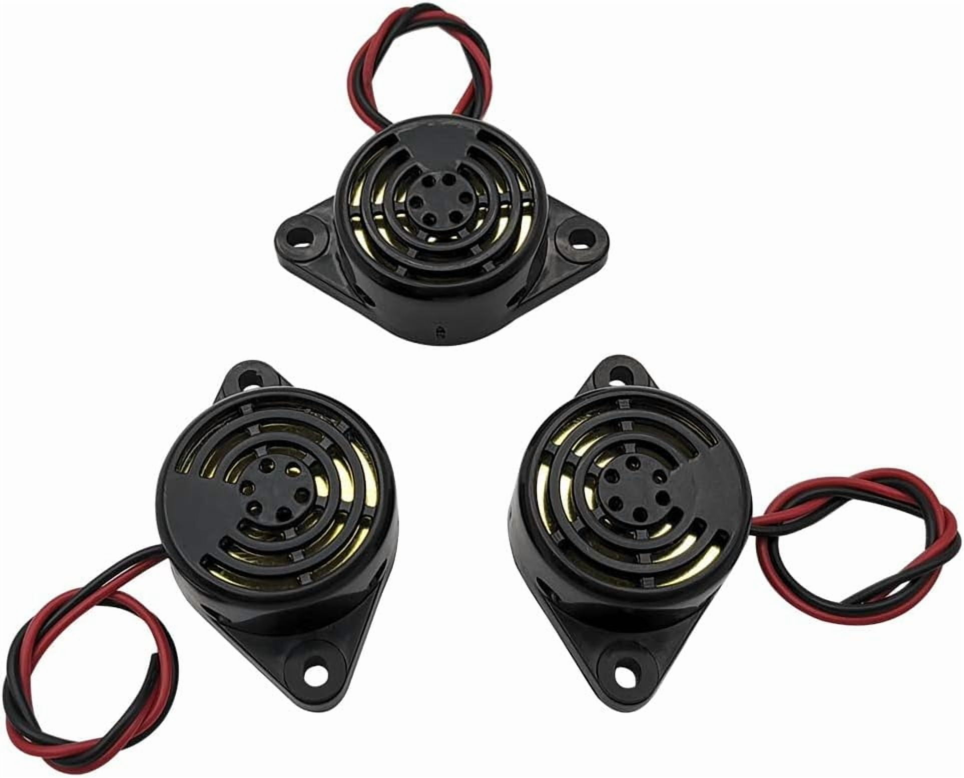 3PCS DC 3-24V 90dB Active Piezo Electronic Buzzer Beep Tone Alarm ...