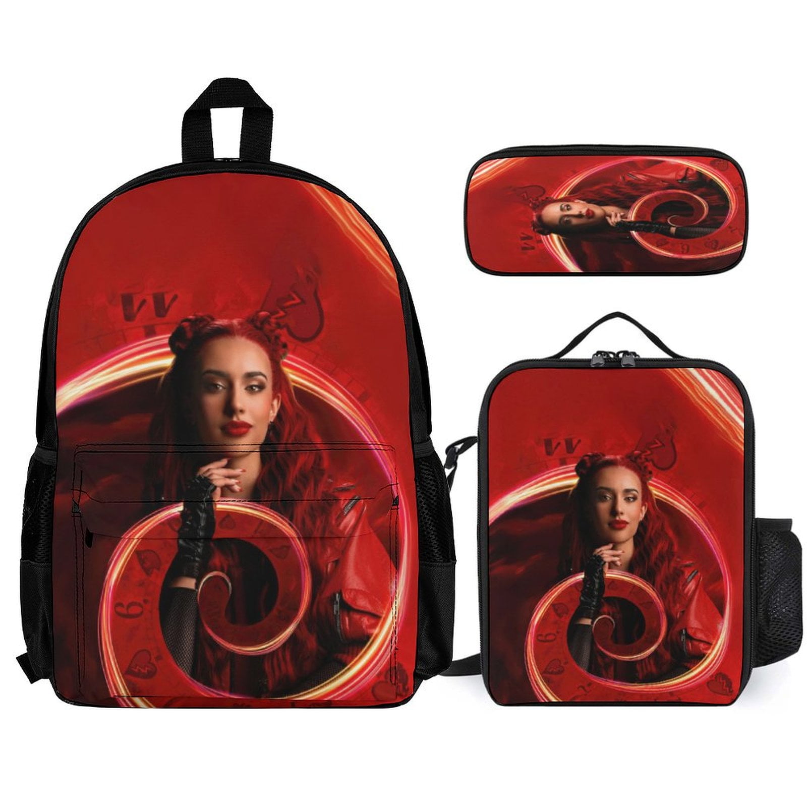 3PCS Descend-ant Backpacks Set Backpack with Lunch Box Pencil Case ...
