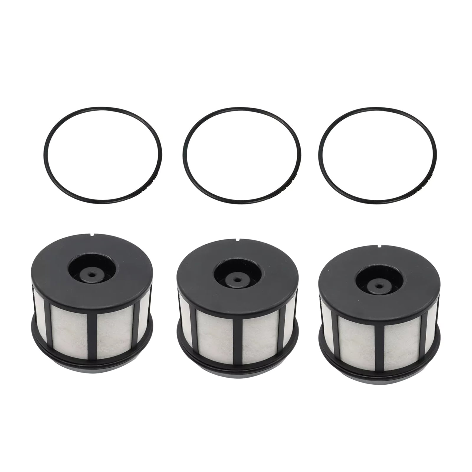 3PCS Diesel Fuel Filter FD4596 Replacement for Ford Excursion 7.3L ...