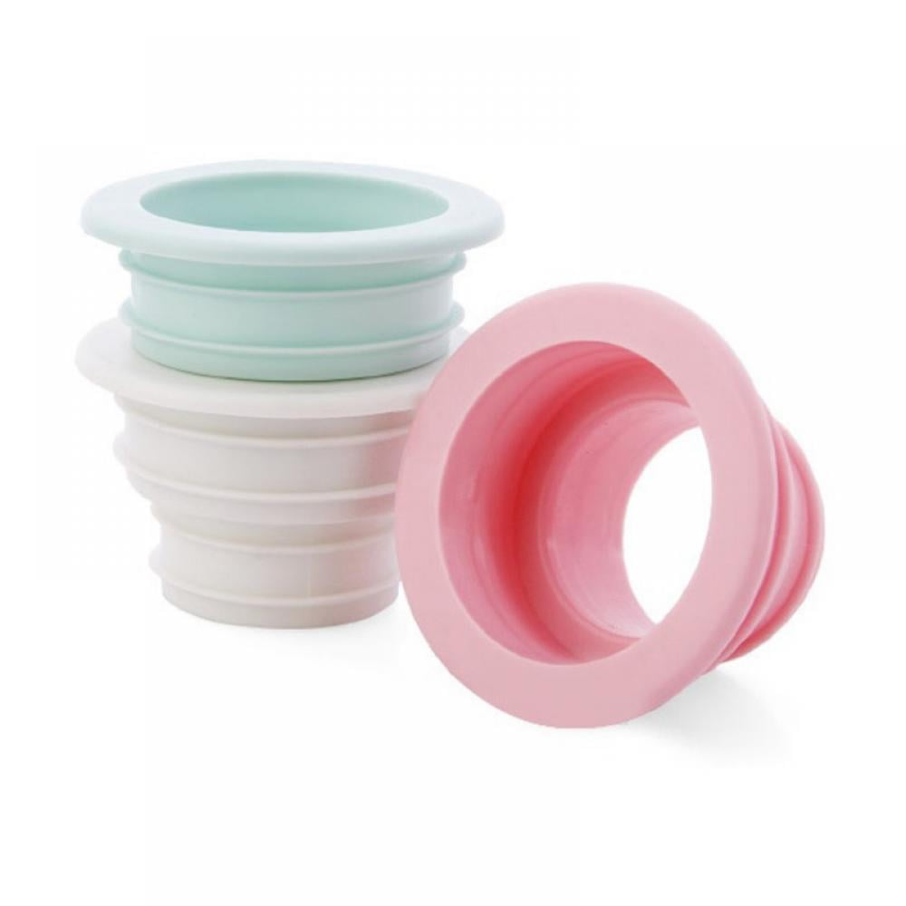 3PCS Drain Pipe Sewer Seal Rings Deodorant Silicone Ring Washing ...