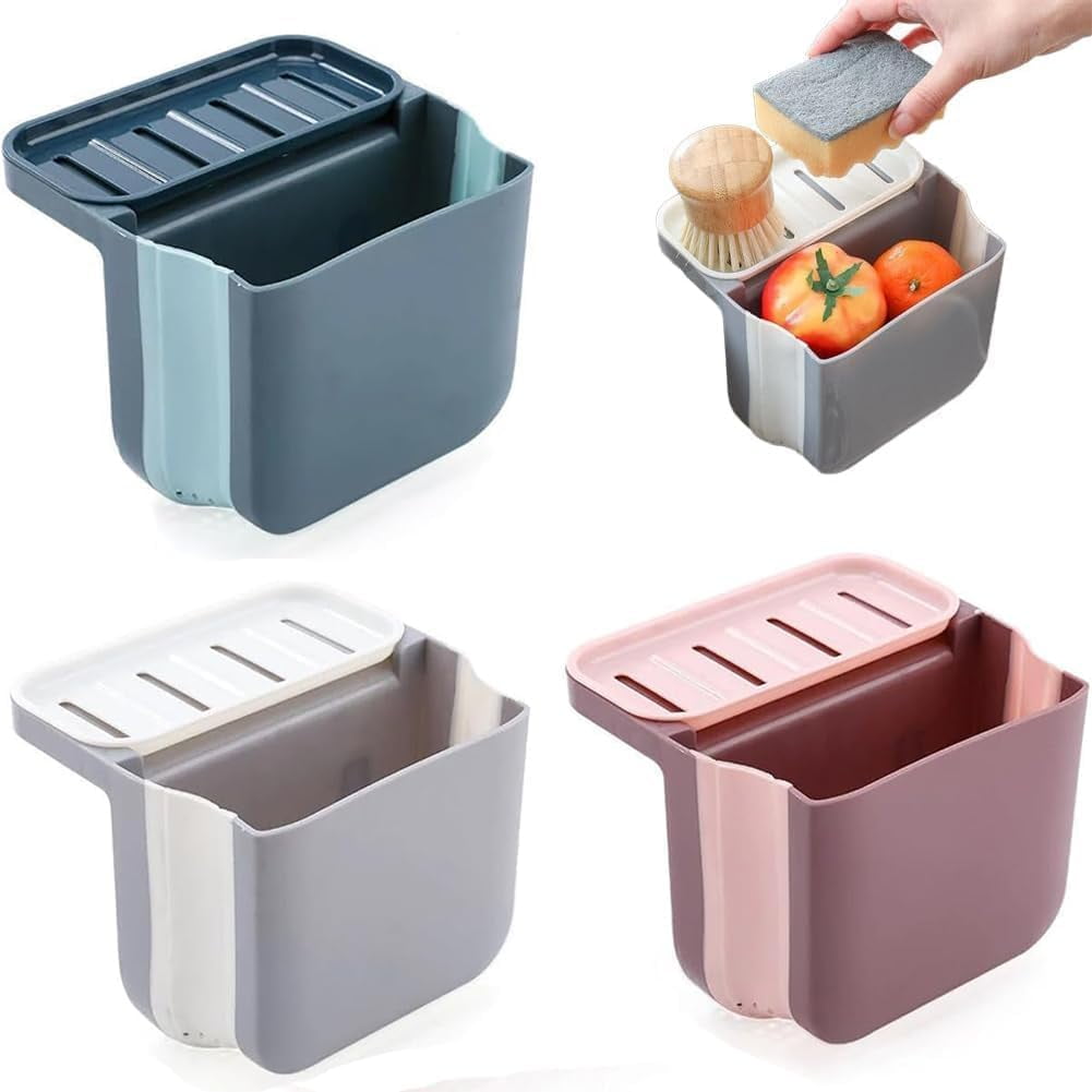 3PCS Dry and Wet Separation Trash Can, Mini Kitchen Waste Bins Corner ...