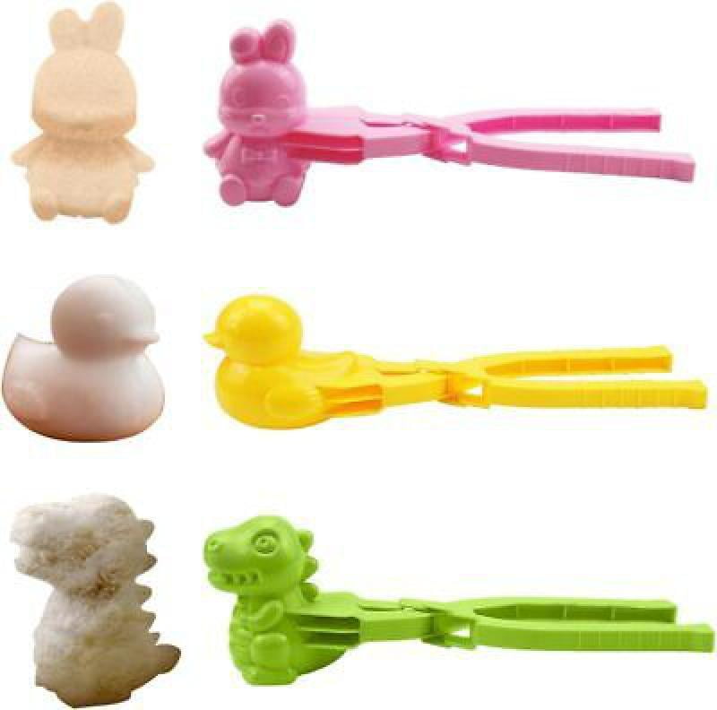 3PCS Duck Rice Mold DIY 3D Animal Rabbit Shapes Sushi Rice Molds for ...