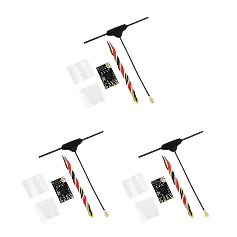 3PCS ELRS 2.4GHz Receiver NANO ExpressLRS Receiver with T-Type Antenna ...