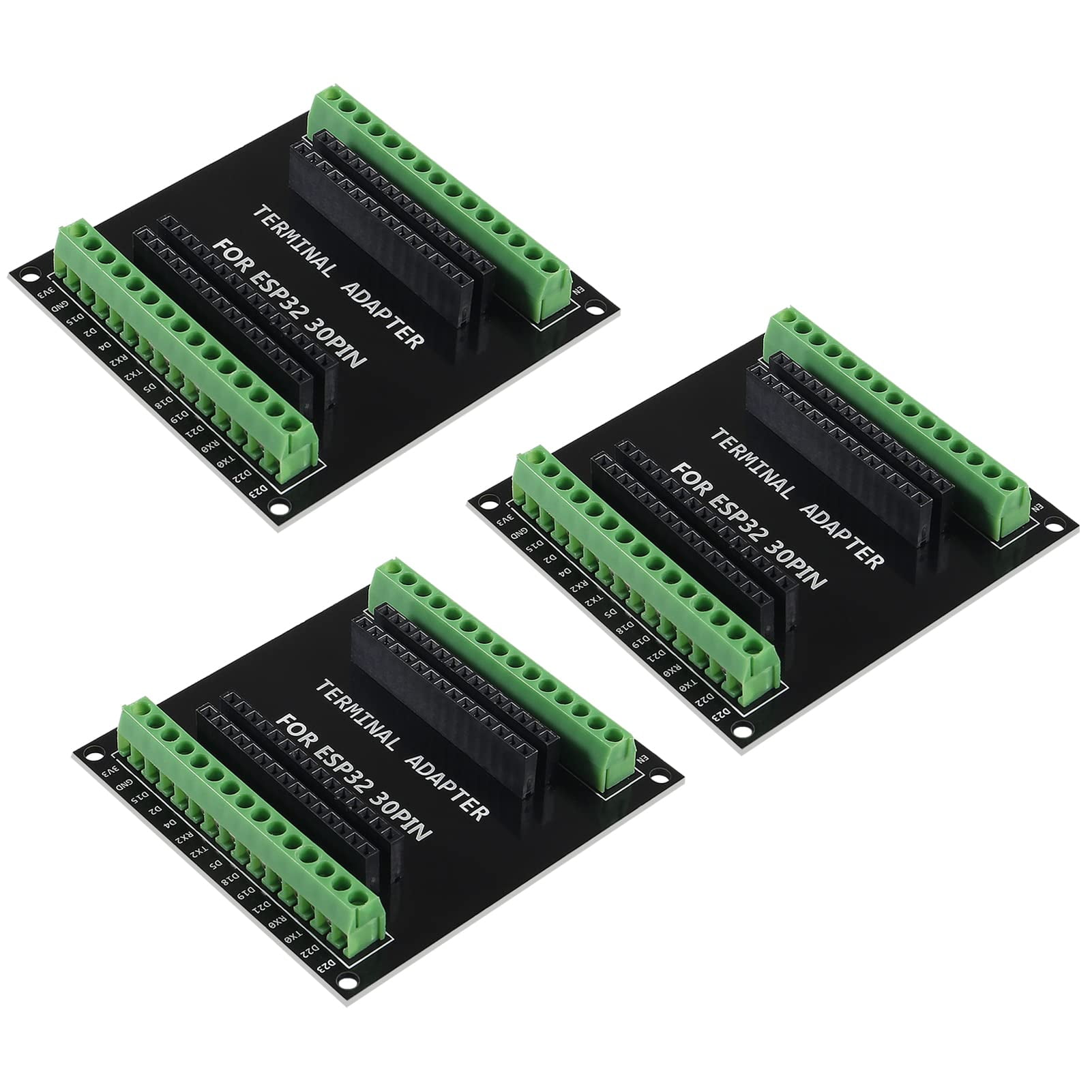 3pcs Esp32 Breakout Board Ssf20 Gpio 1 Into 2 Compatible With 30 Pins Esp32s Esp32 Development