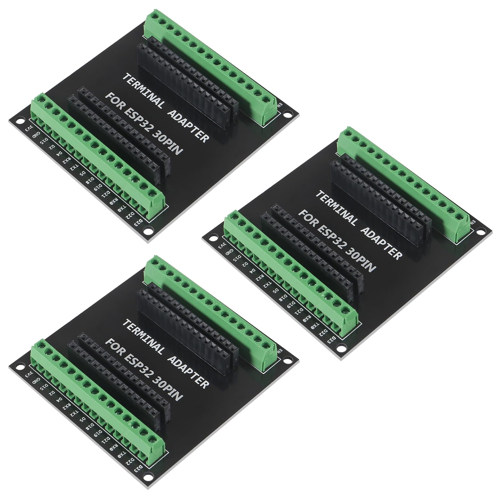 3PCS ESP32 Expansion Board SSF20 30Pin GPIO Breakout Board 1 into 2 Module Terminal Adapter ...