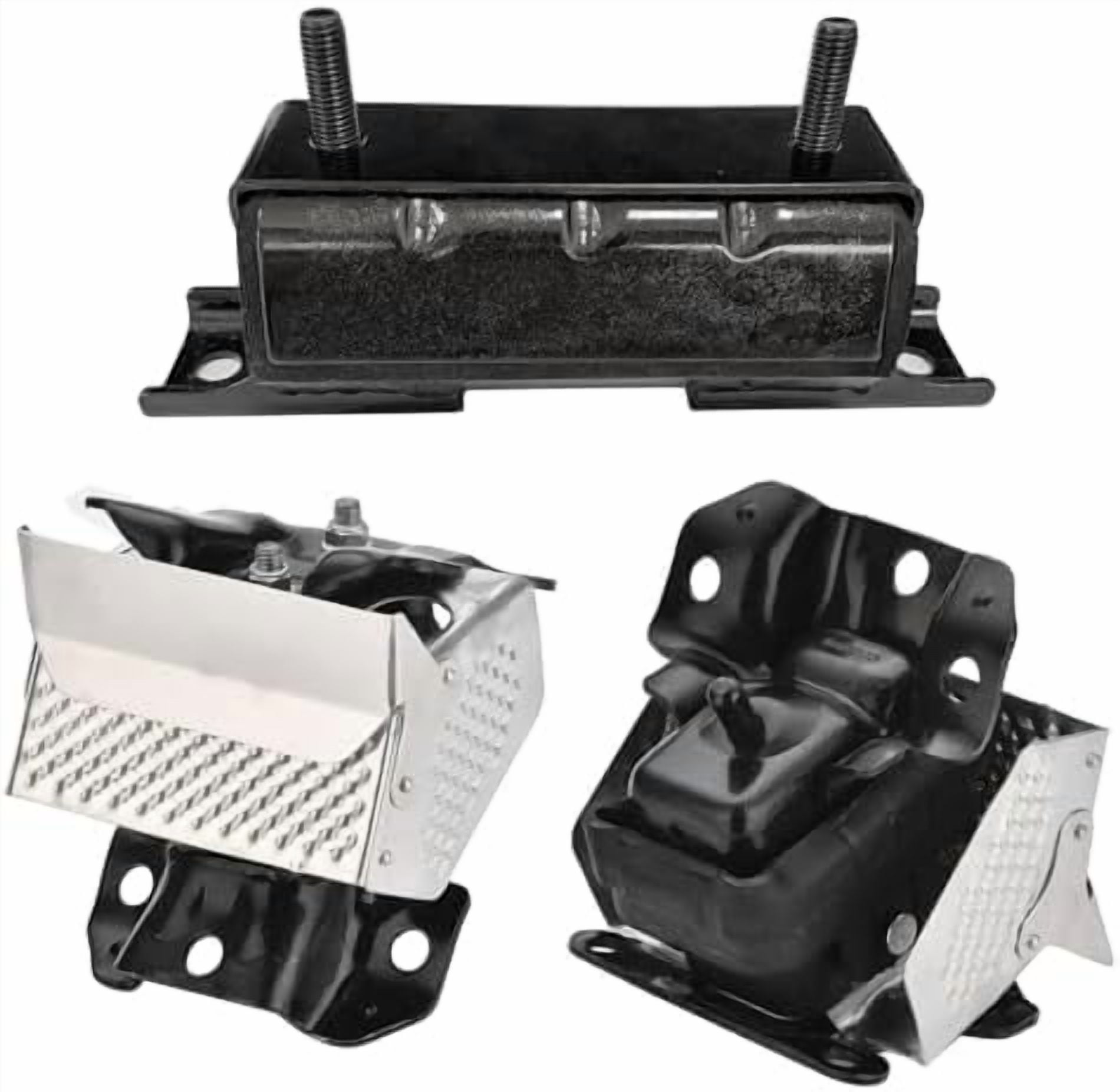 3PCS Engine Motor Mount Heat Shield Right Left Engine Transmission ...