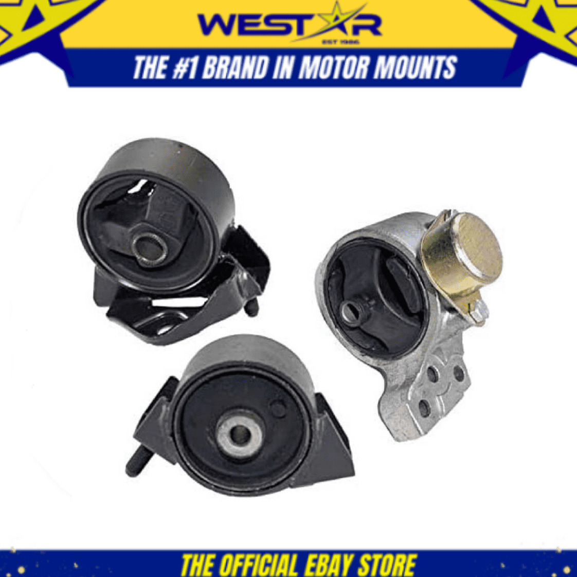 3PCS Engine Motor Mount Set for 1999-2000 Hyundai Elantra 2.0L for Auto ...