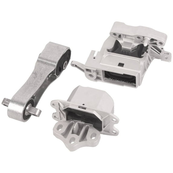 3PCS Engine Motor Mounts Set - Vibration Dampening with 1-Year Warranty ...