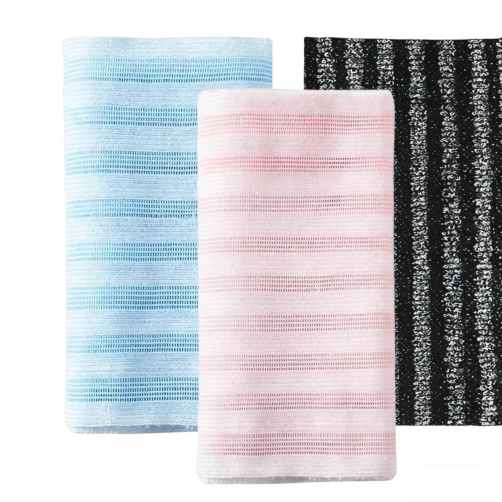 3PCS Exfoliating Shower Towel, 39" Japanese Washcloth for Body ...